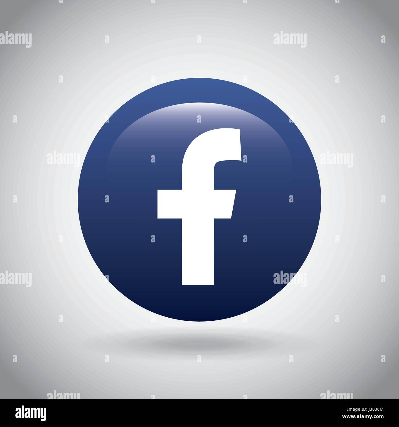 Facebook emblem Stock Vector Images - Alamy