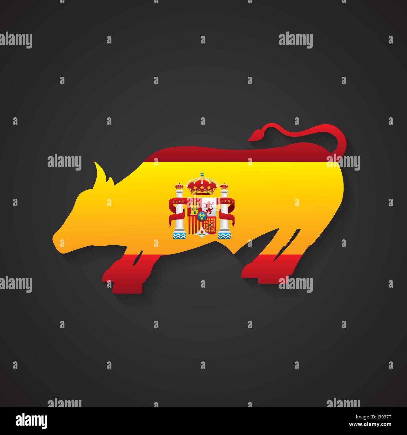 bullfighting classic icon of Spanish culture Stock Vector Image & Art ...