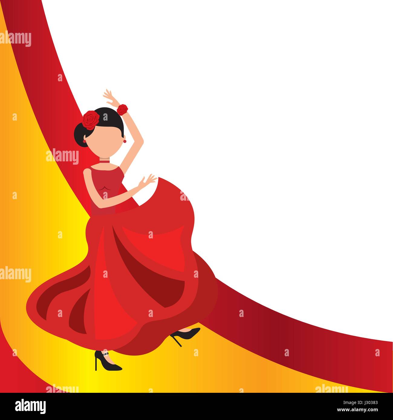 Spanish clothing Stock Vector Images - Alamy