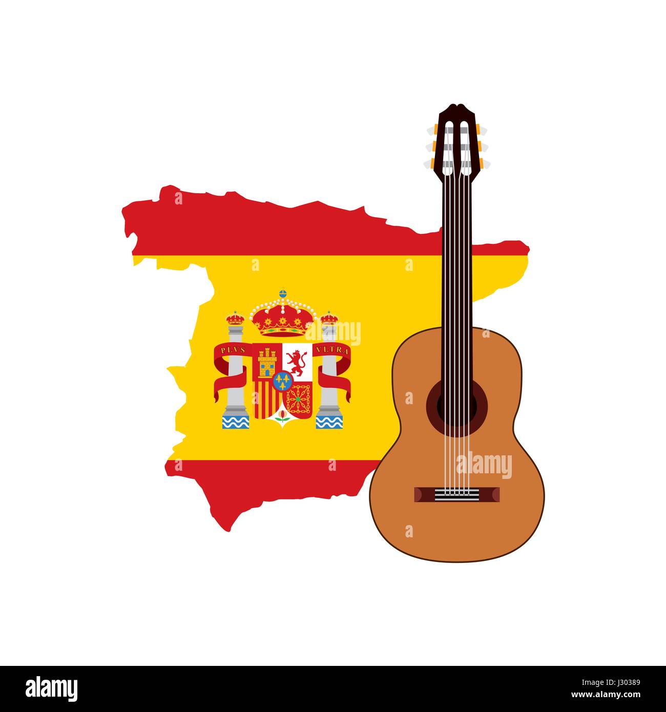map classic icon of Spanish culture Stock Vector Image & Art - Alamy