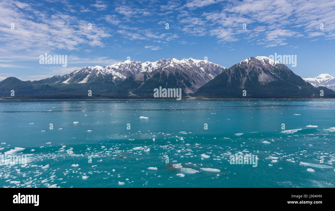 Hubbard Glacier inside Disenchantment Bay, Alaska Stock Photo - Alamy