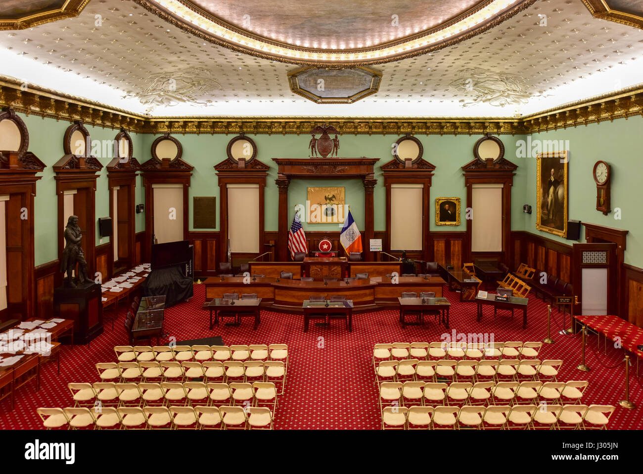 New York City - Mar 29 2017: The New York City Council in New York City ...