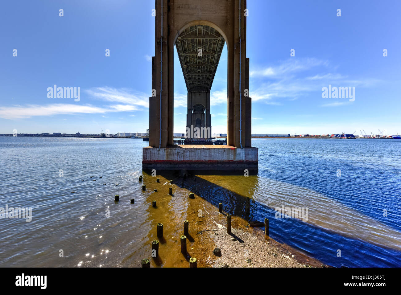The Outerbridge Crossing is a cantilever bridge which spans the Arthur ...