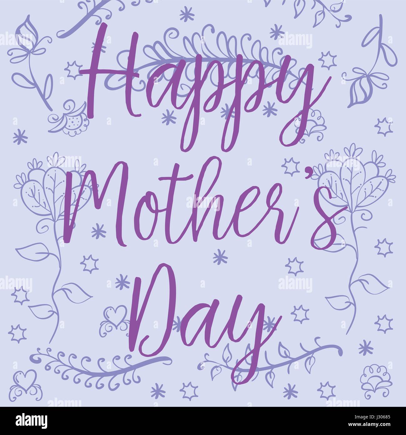 Doodle mother day style vector art Stock Vector Image & Art - Alamy