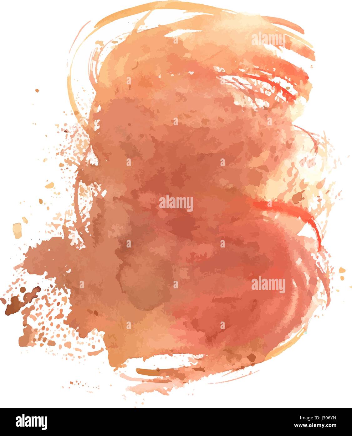 Abstract artistic rusty watercolor background texture, scalable Stock ...