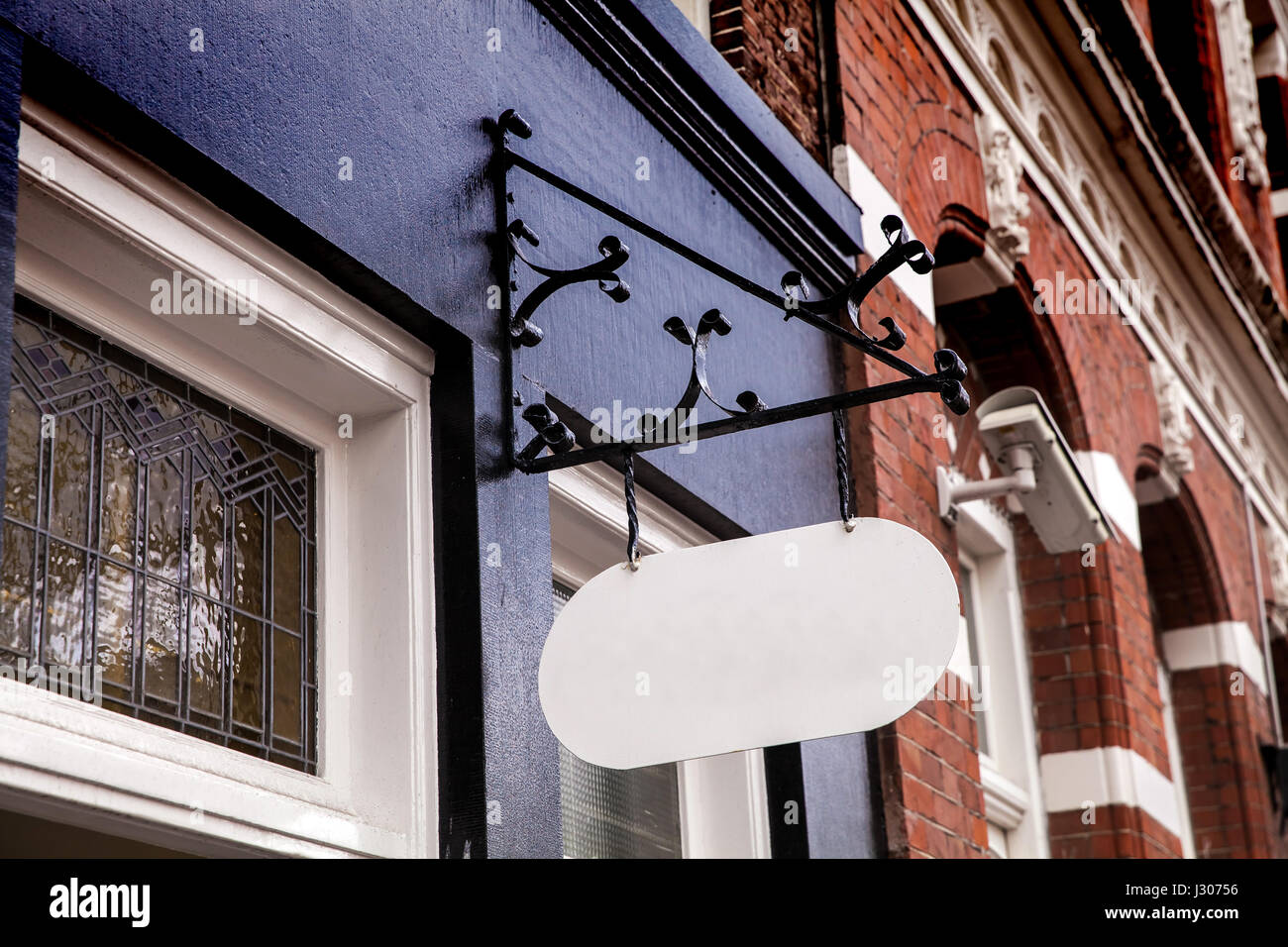 Iron frame sign Stock Photo - Alamy