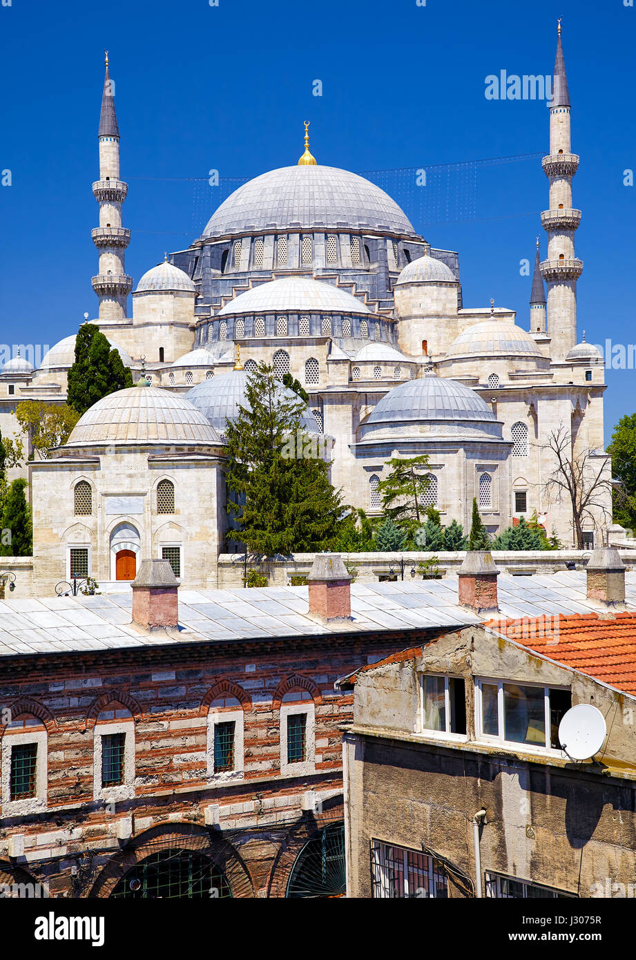 The Suleymaniye Mosque is an Ottoman imperial mosque of Istanbul ...