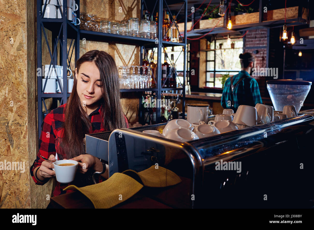 Bartender Girl High Resolution Stock Photography and Images - Alamy