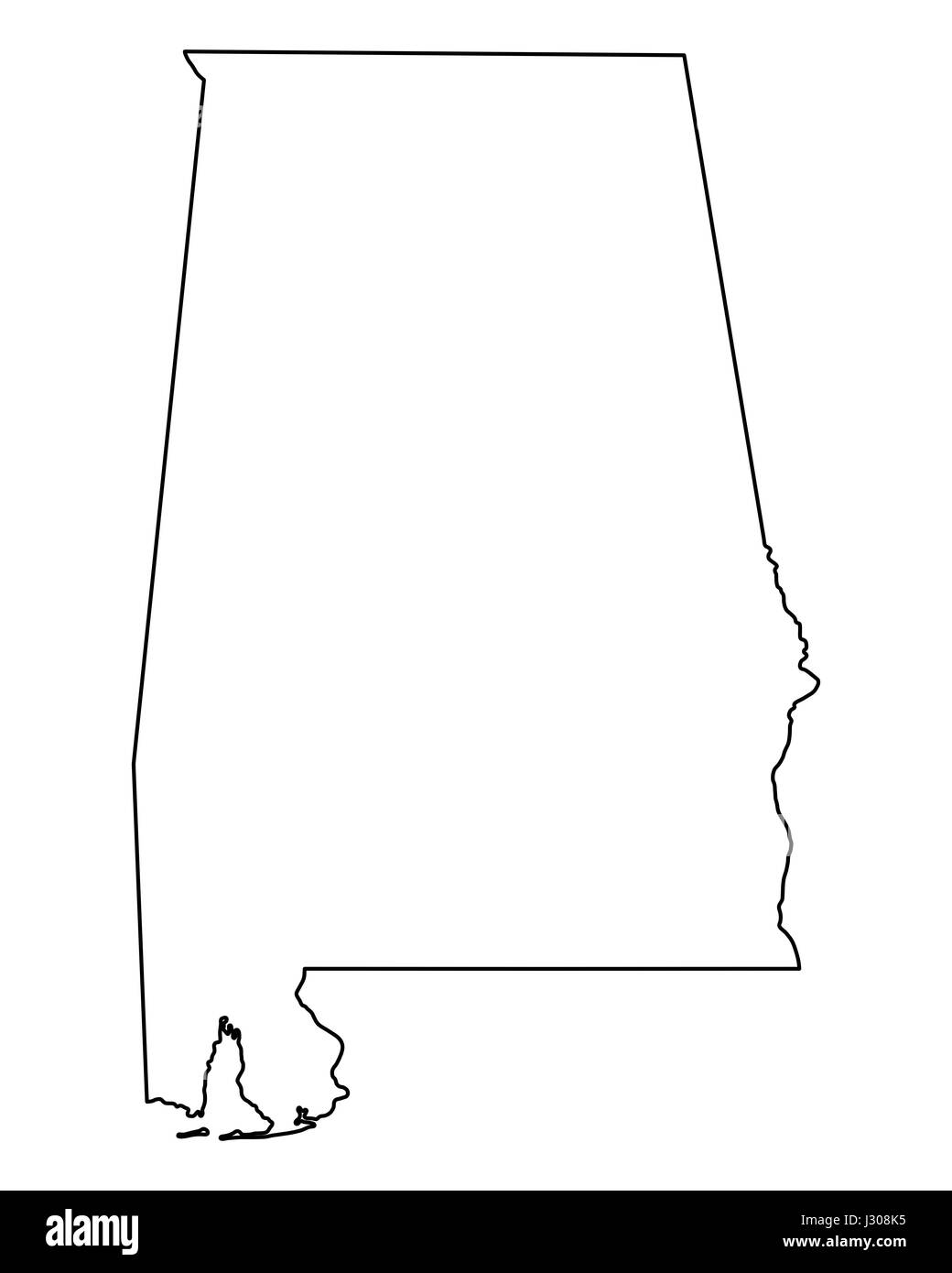 Alabama state line Black and White Stock Photos & Images - Alamy