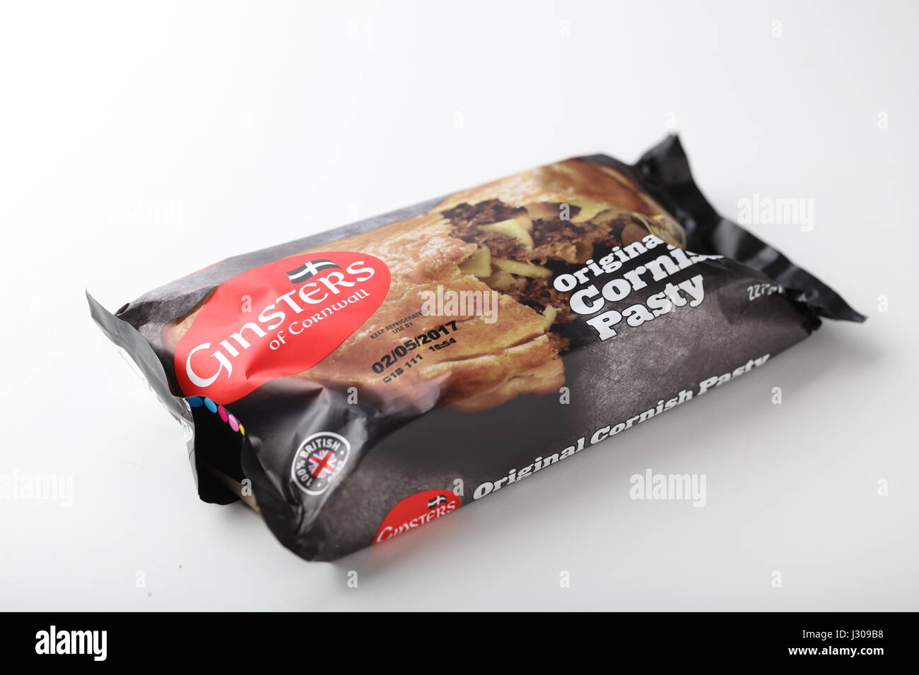 Ginsters Cornish Pasty Stock Photo - Alamy Ginsters Cornish Pasty Stock Photo - Alamy