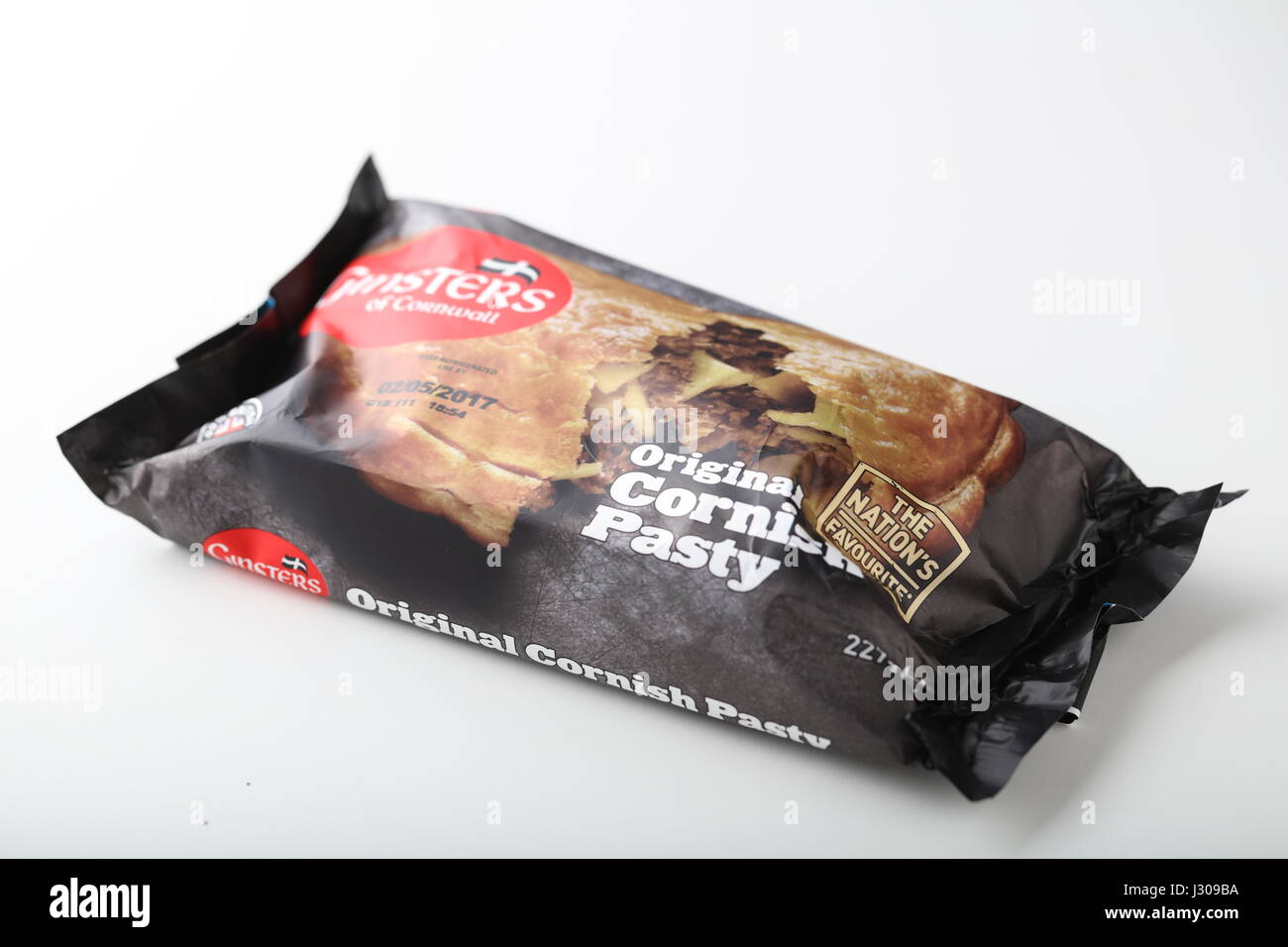 Ginsters Cornish Pasty Stock Photo - Alamy Ginsters Cornish Pasty Stock Photo - Alamy