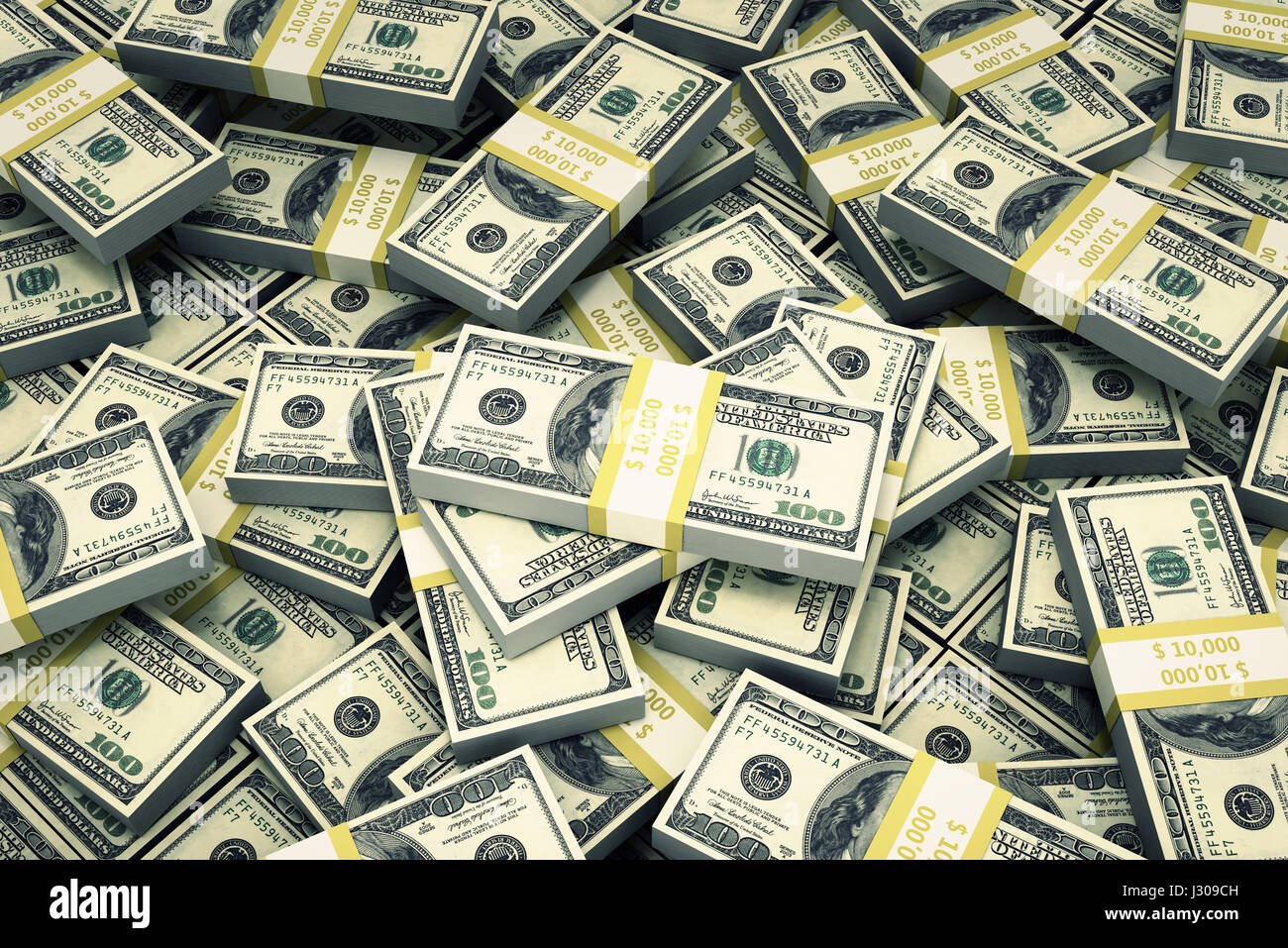 Us dollars bundles of cash background Stock Photo - Alamy