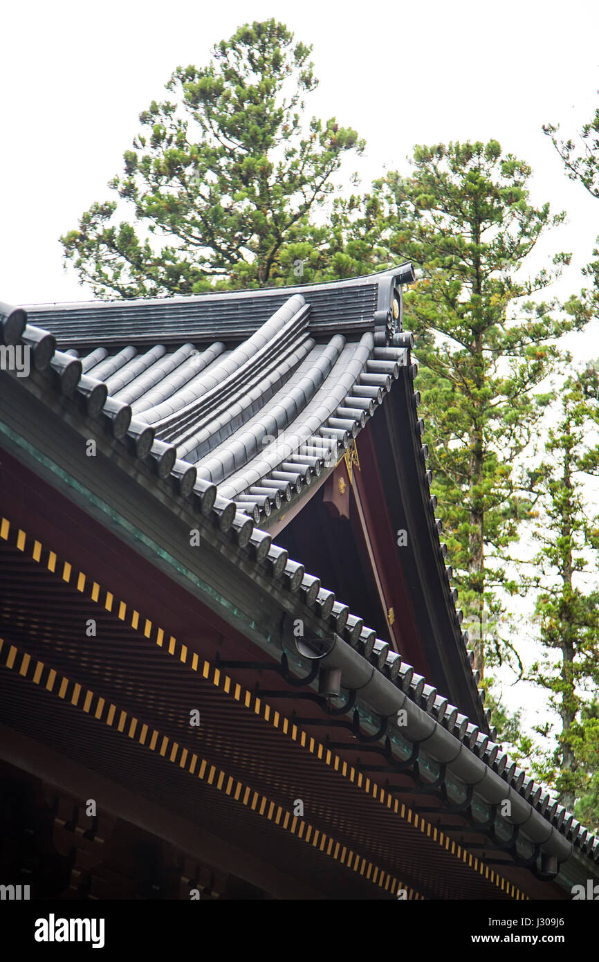 Detail of the Nikko temple in Japan Stock Photo - Alamy