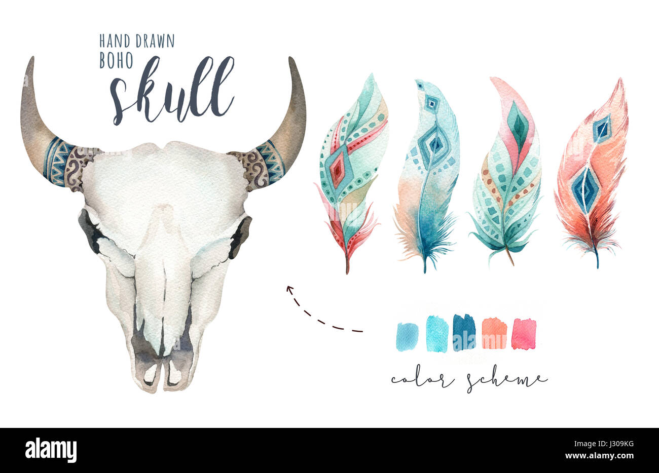 Feather Tattoo On Hip Bone