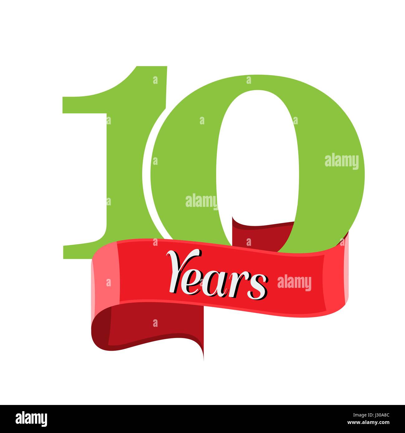 10 Years Logo