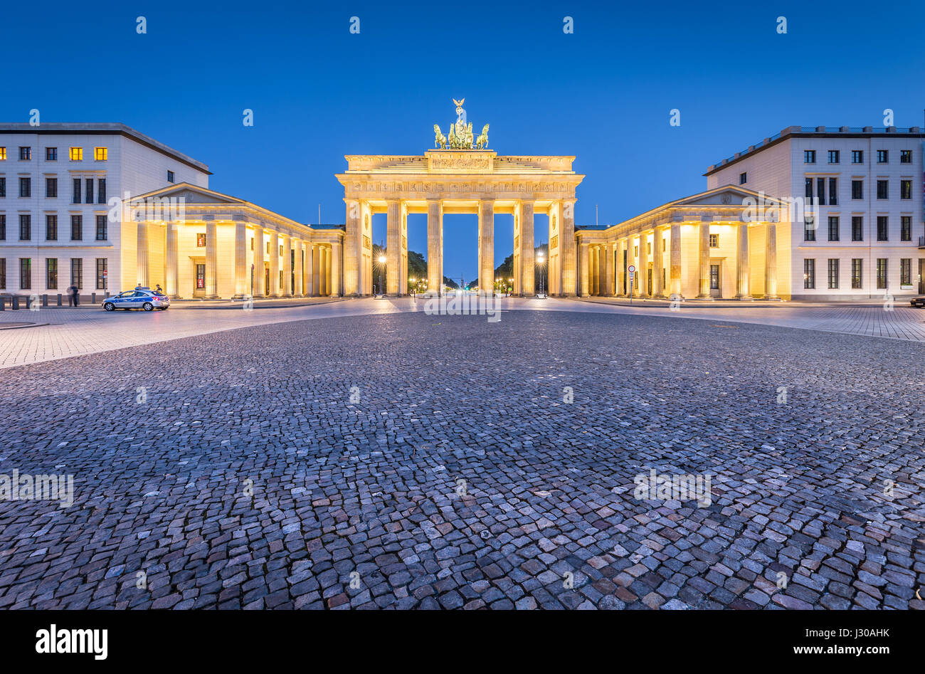 Historic Brandenburg Gate, Germany's most famous landmark and a ...