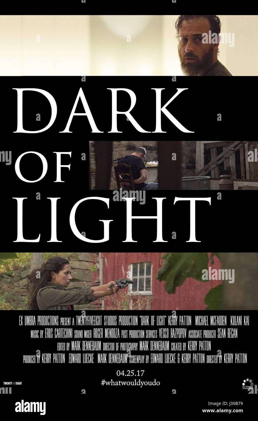 DARK OF LIGHT, poster, from top: Kerry Patton, Michael McFadden, Kulani ...