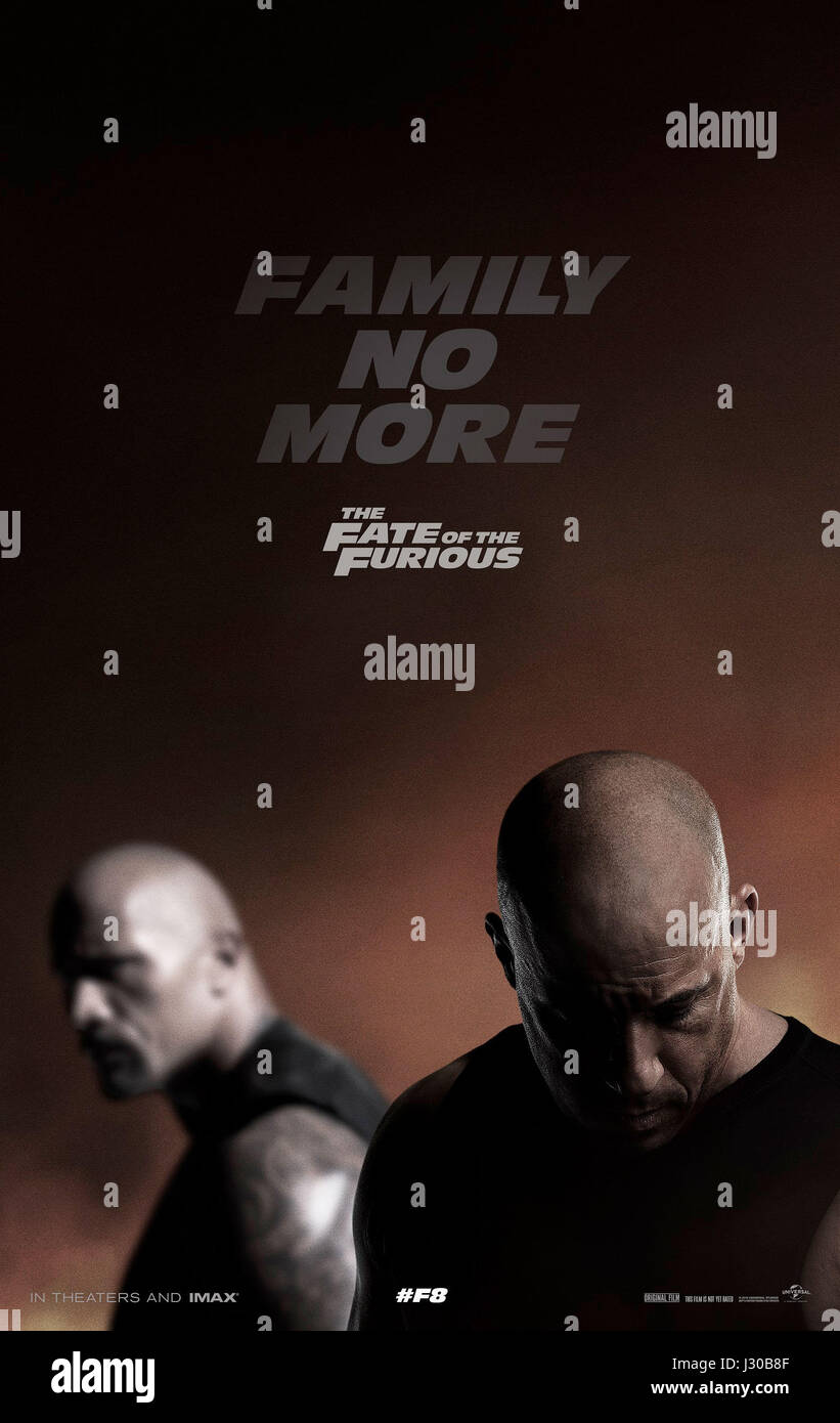 Fate of the furious poster High Resolution Stock Photography and Images ...
