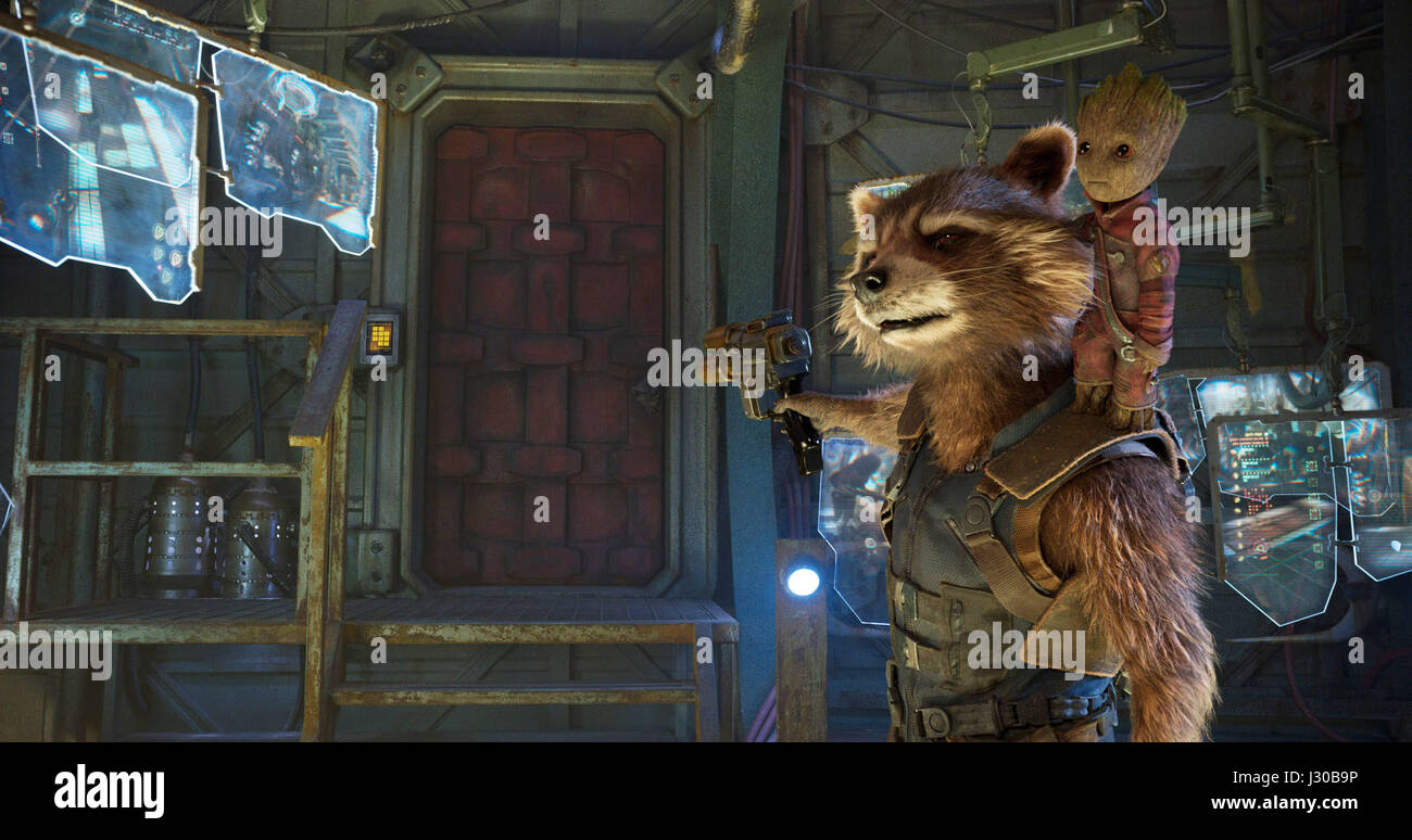 GUARDIANS OF THE GALAXY VOL. 2, l-r: Rocket (voice: Bradley Cooper ...