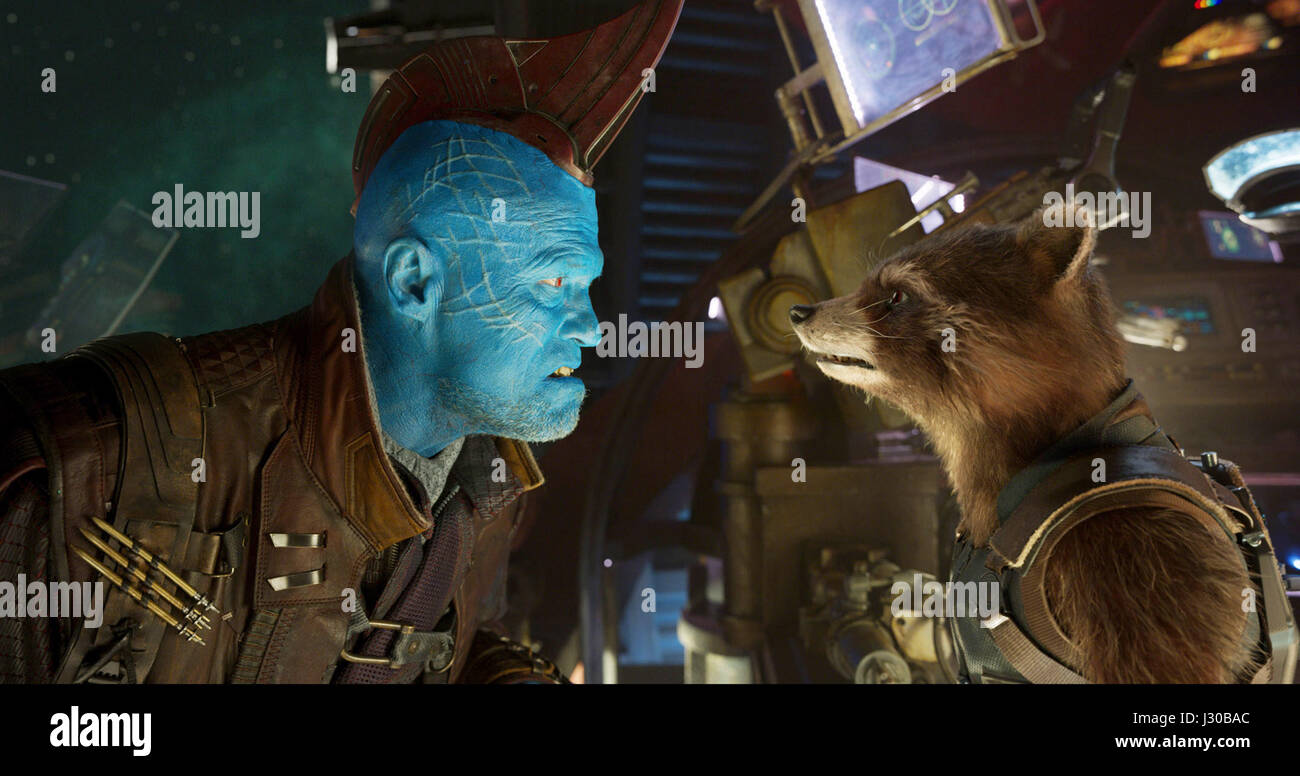 GUARDIANS OF THE GALAXY VOL. 2, l-r: Michael Rooker, Rocket (voice ...
