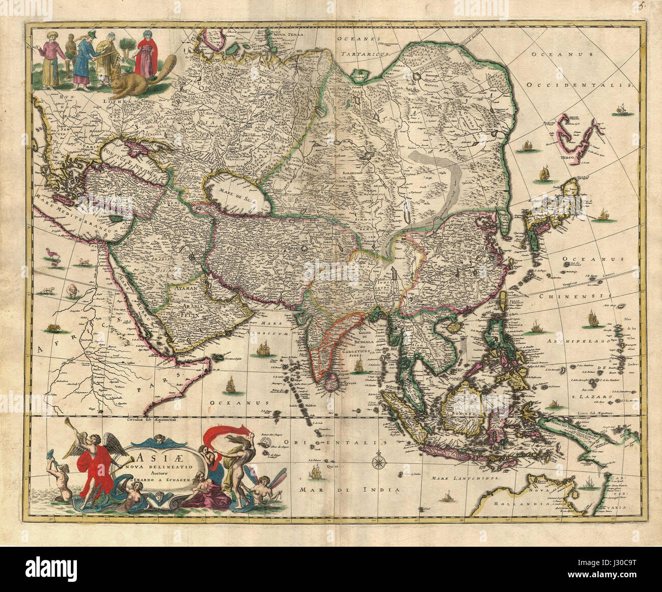 1689 map hi-res stock photography and images - Alamy