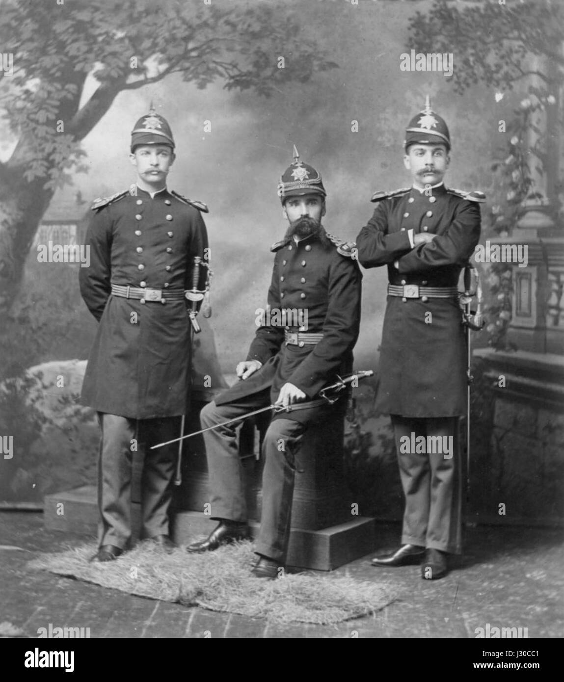 This image depicts Ashford, a member of the Honolulu Rifles, a militia ...