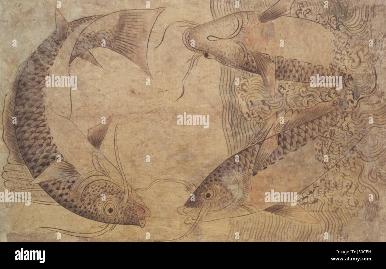 Chinese carp painting hi-res stock photography and images - Alamy