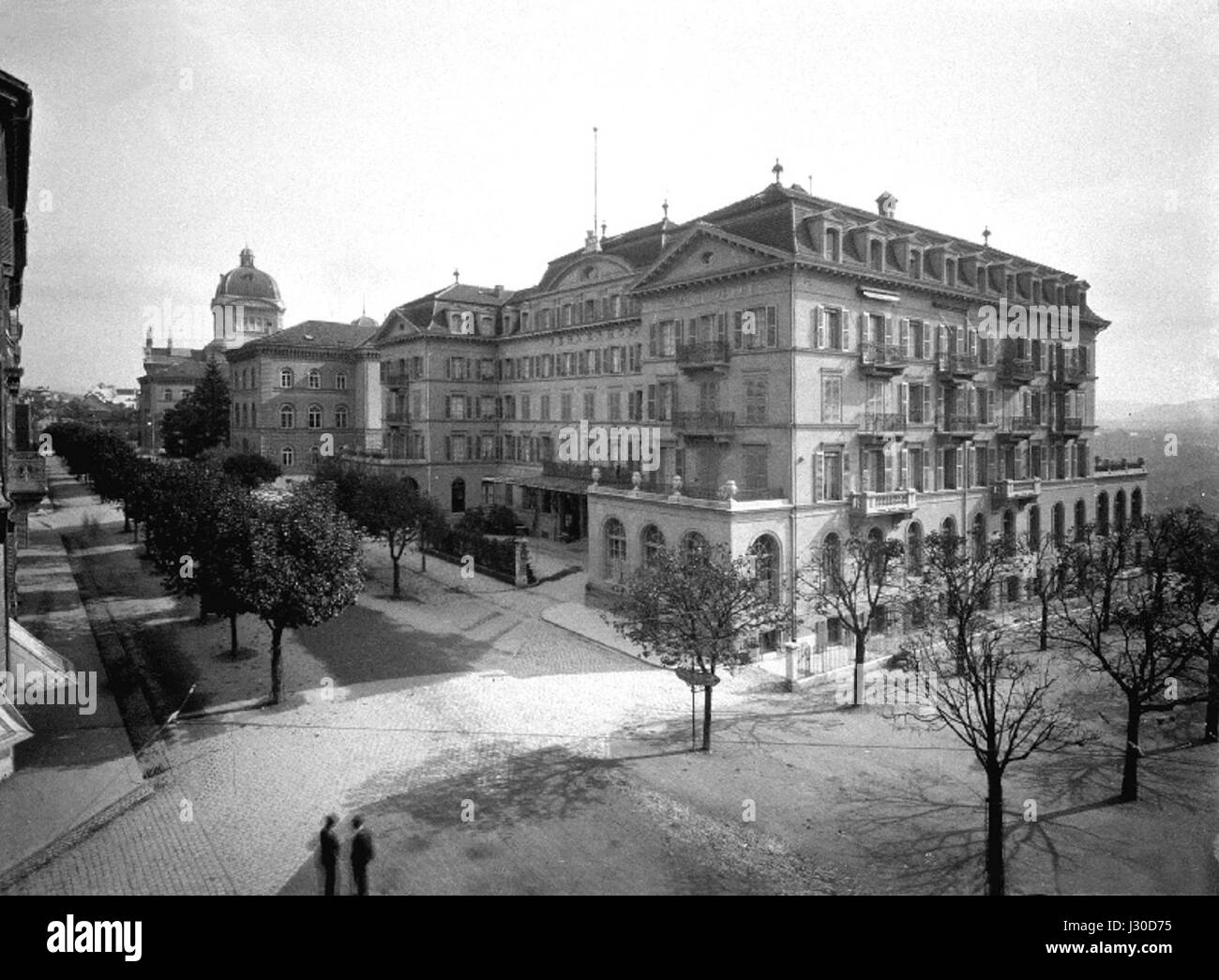 Hotel in alps Black and White Stock Photos & Images - Alamy