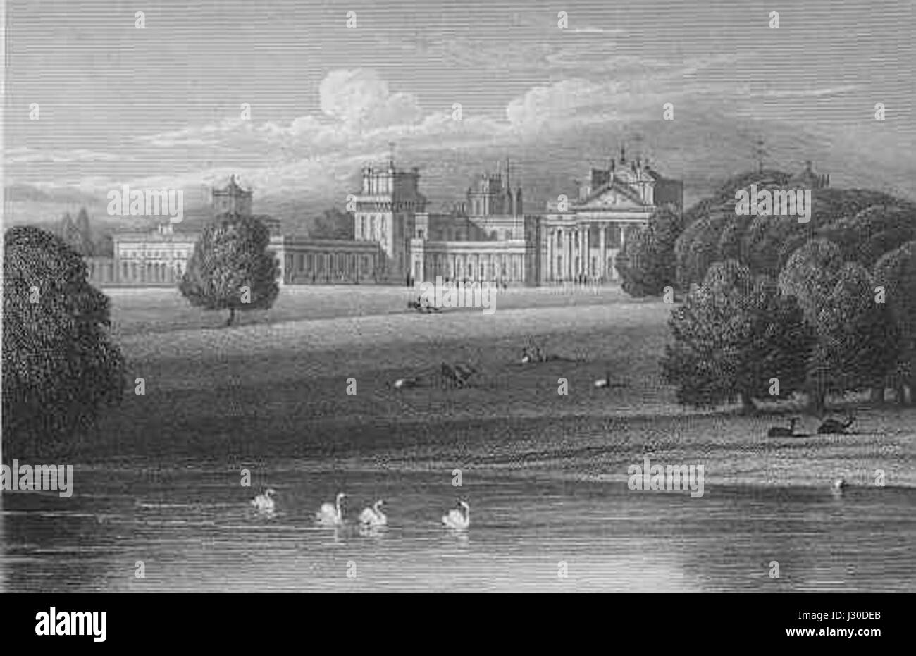 Map of blenheim palace hi-res stock photography and images - Alamy