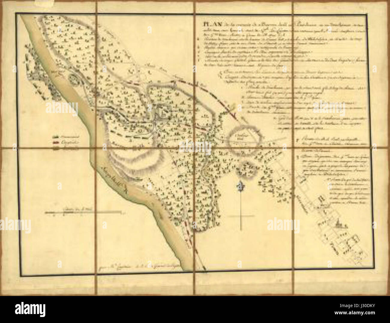 The Barren Hill map image shows the geographical layout of the area ...