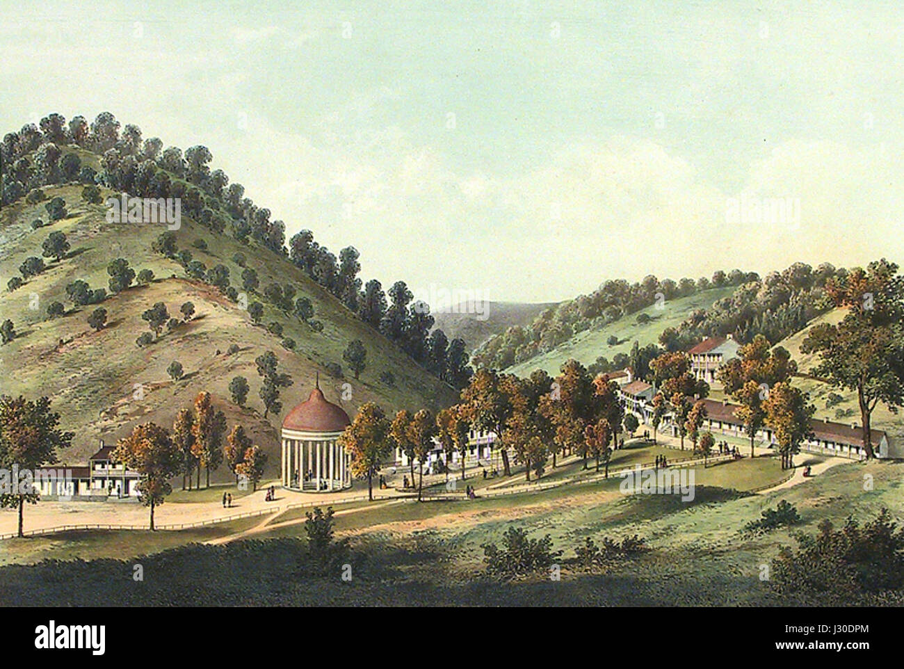 The Beyer Red Sulphur Springs, known for their mineral-rich waters, are ...