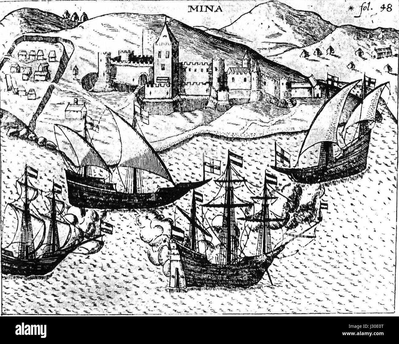 The 'Braun Elmina SeegefechtHollPort' image likely represents a ...