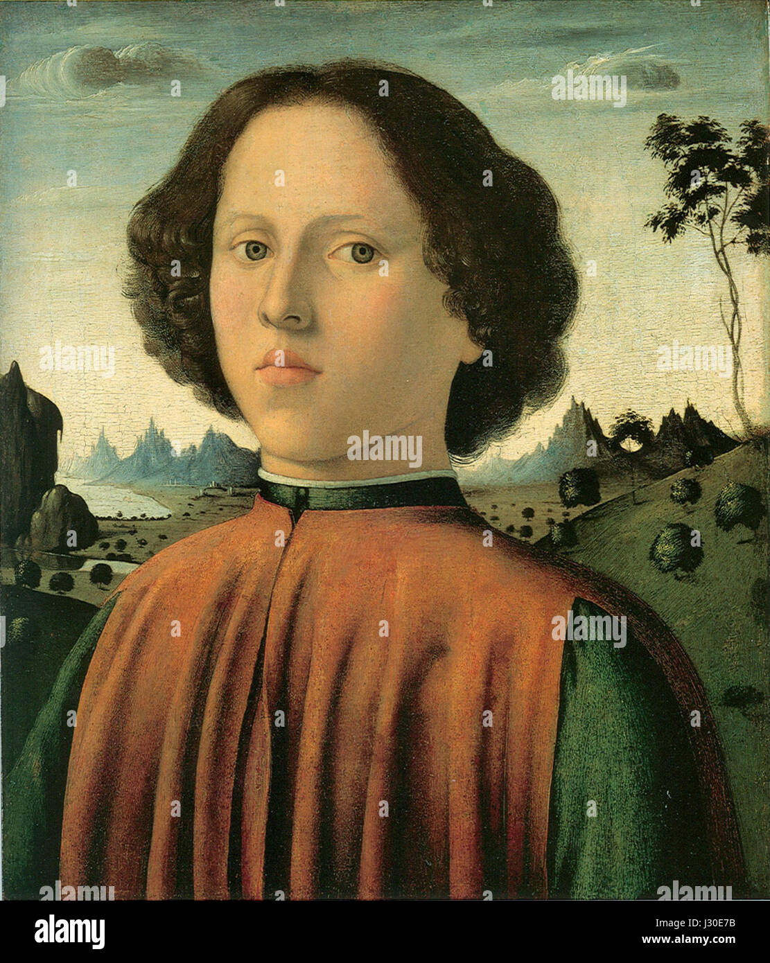 This portrait, titled 'Ritratto di Fanciullo' by Biagio d'Antonio ...