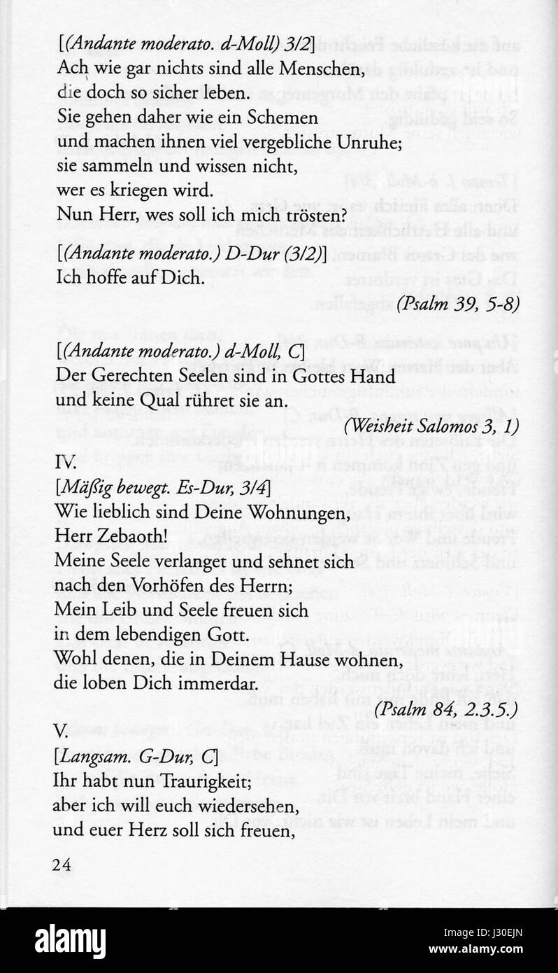 Johannes brahms german requiem hi-res stock photography and images - Alamy