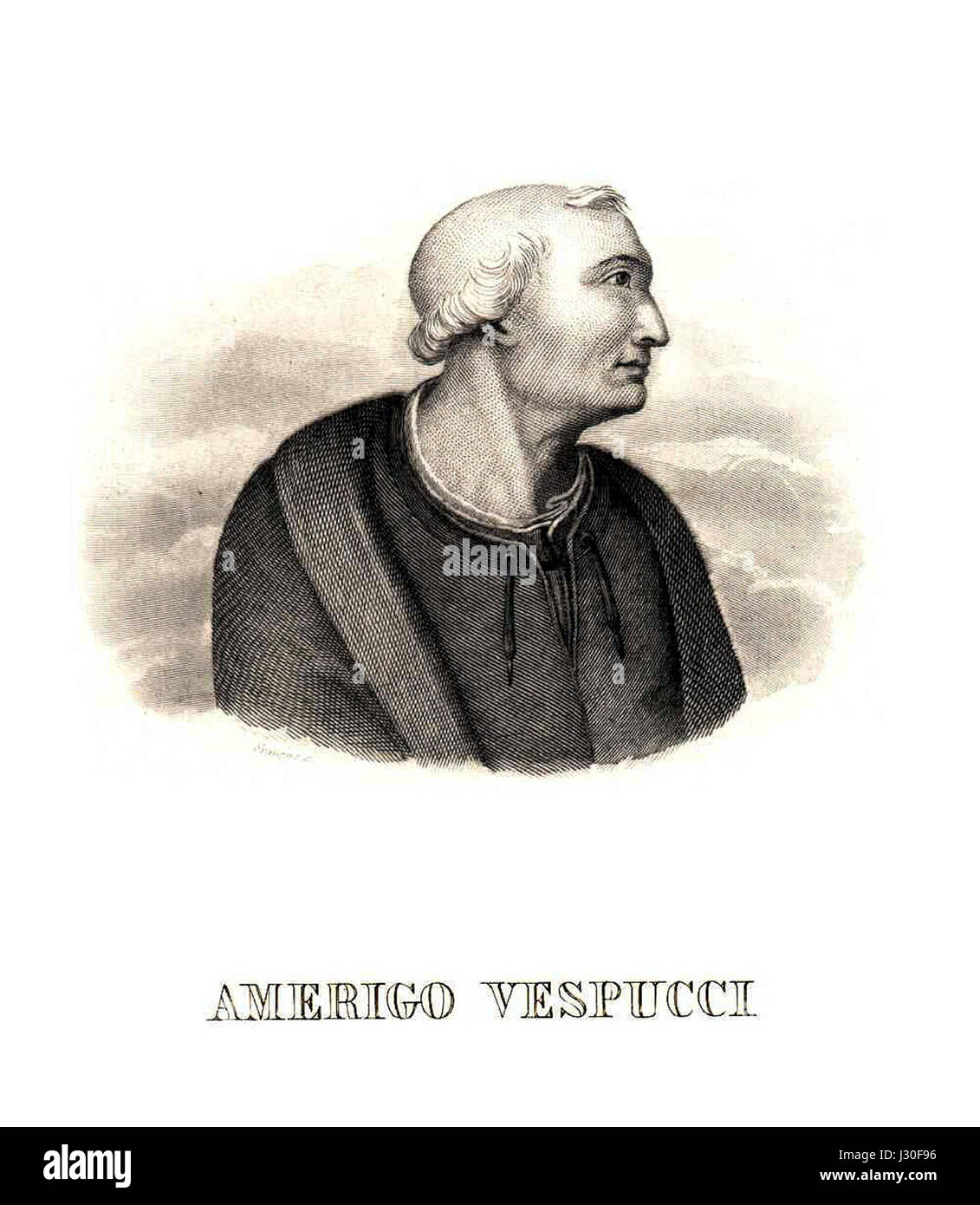 Amerigo vespucci map hi-res stock photography and images - Alamy