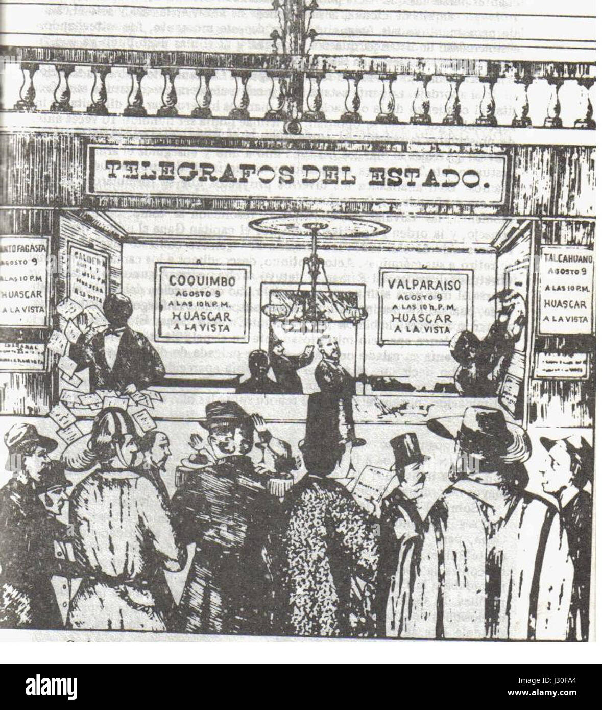 This caricature depicts the exploits or actions of the Peruvian warship ...