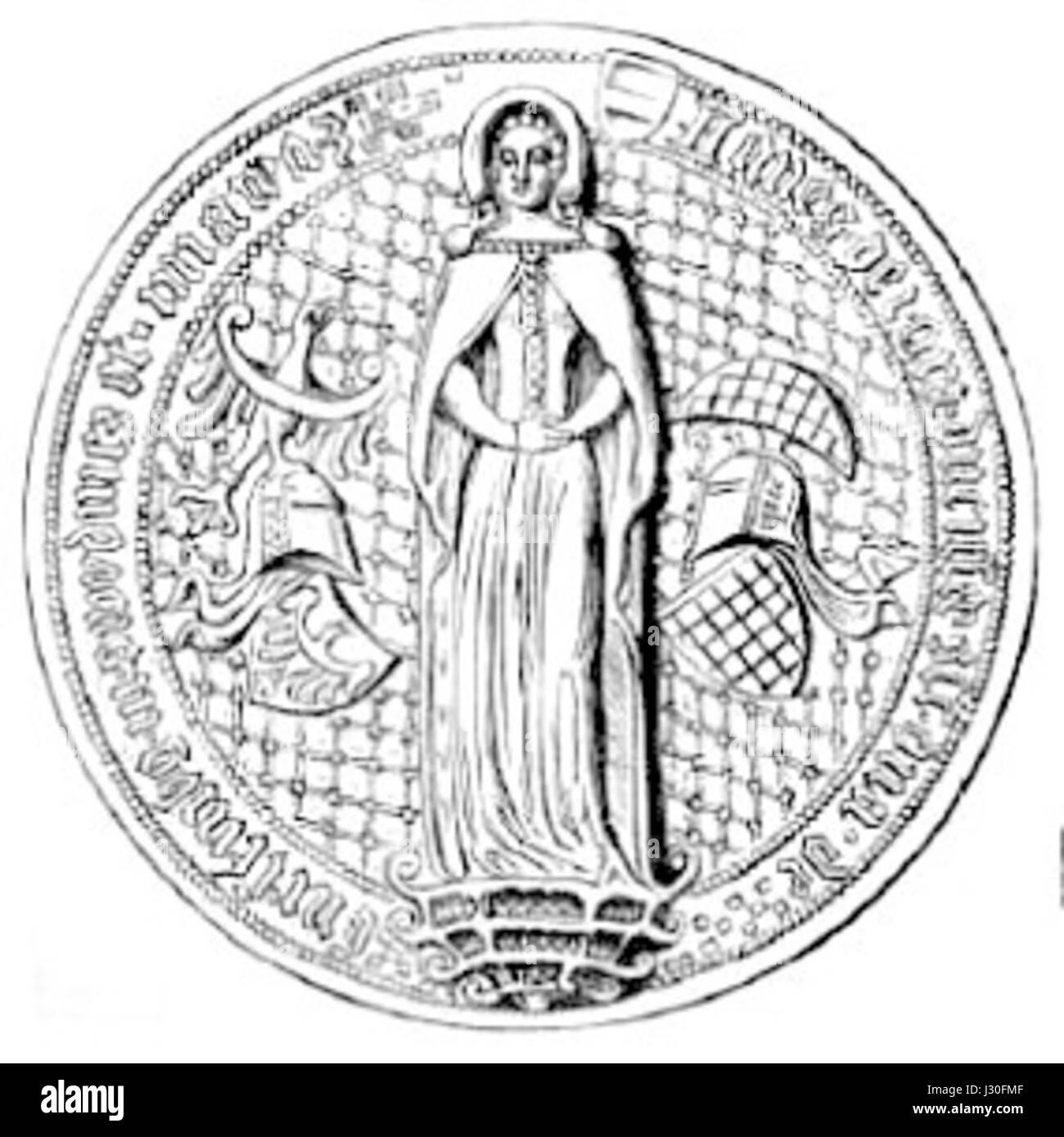 Agnes of austria Black and White Stock Photos & Images - Alamy