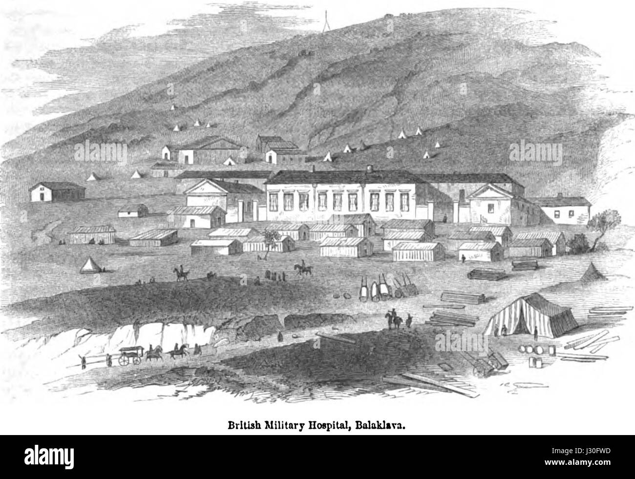 British Military Hospital, Balaklava. George Dodd. Pictorial history of ...