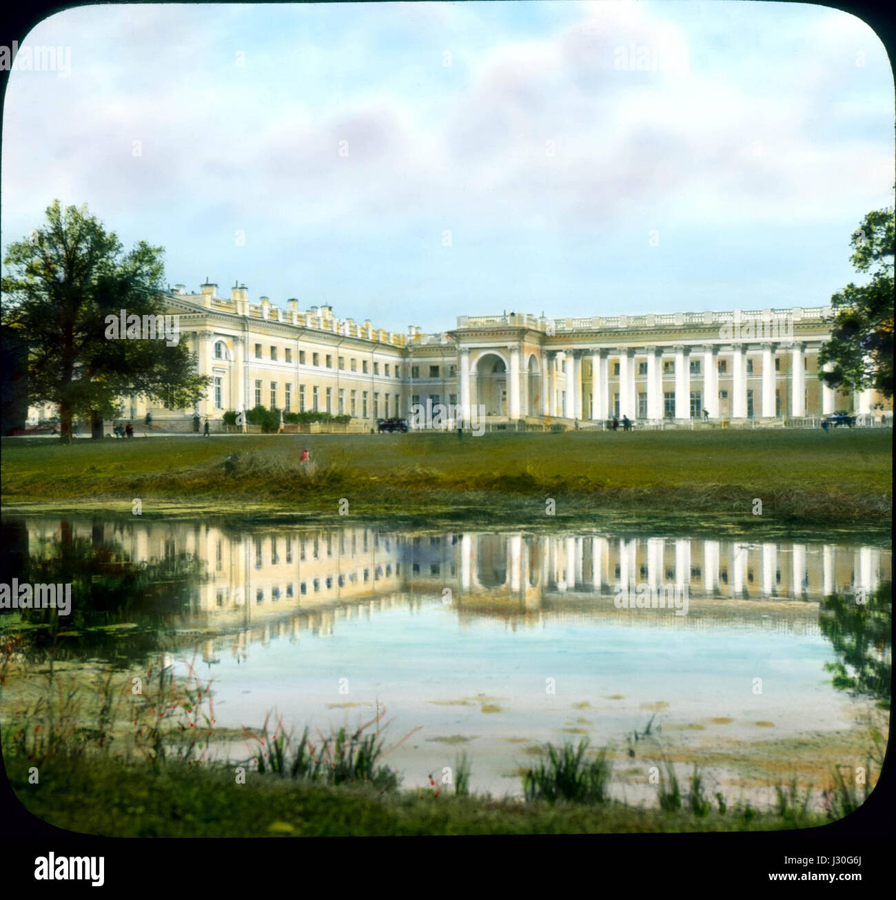Alexander Palace exterior - Facade view Stock Photo - Alamy
