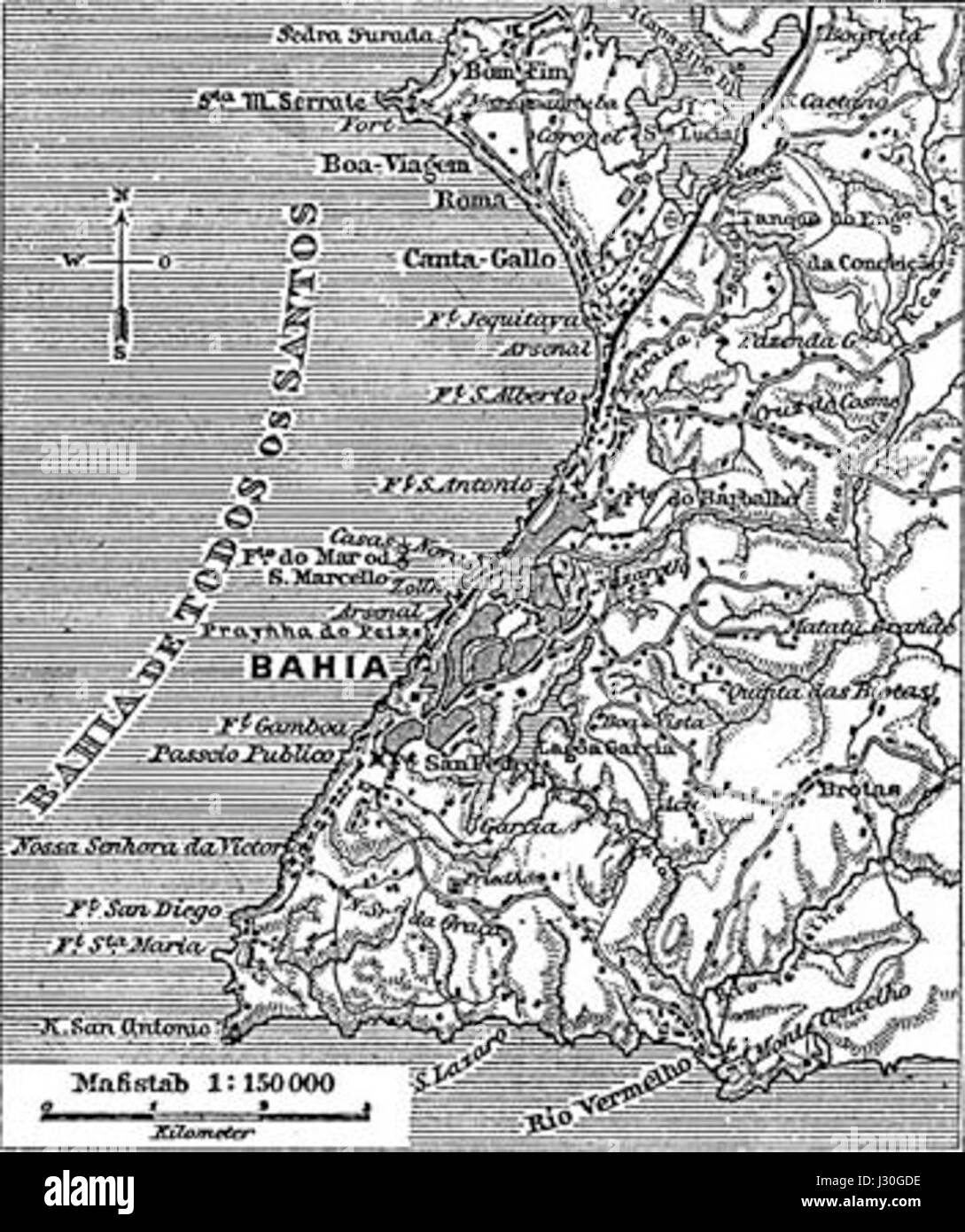 Bahia map Black and White Stock Photos & Images - Alamy