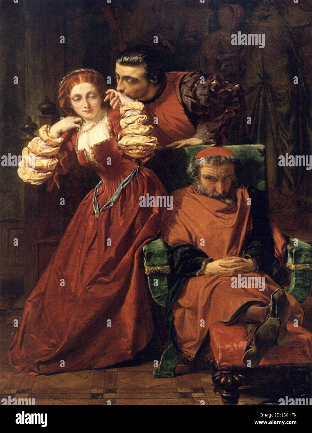 Alfred Elmore's 'Two Gentlemen of Verona' is a painting inspired by ...