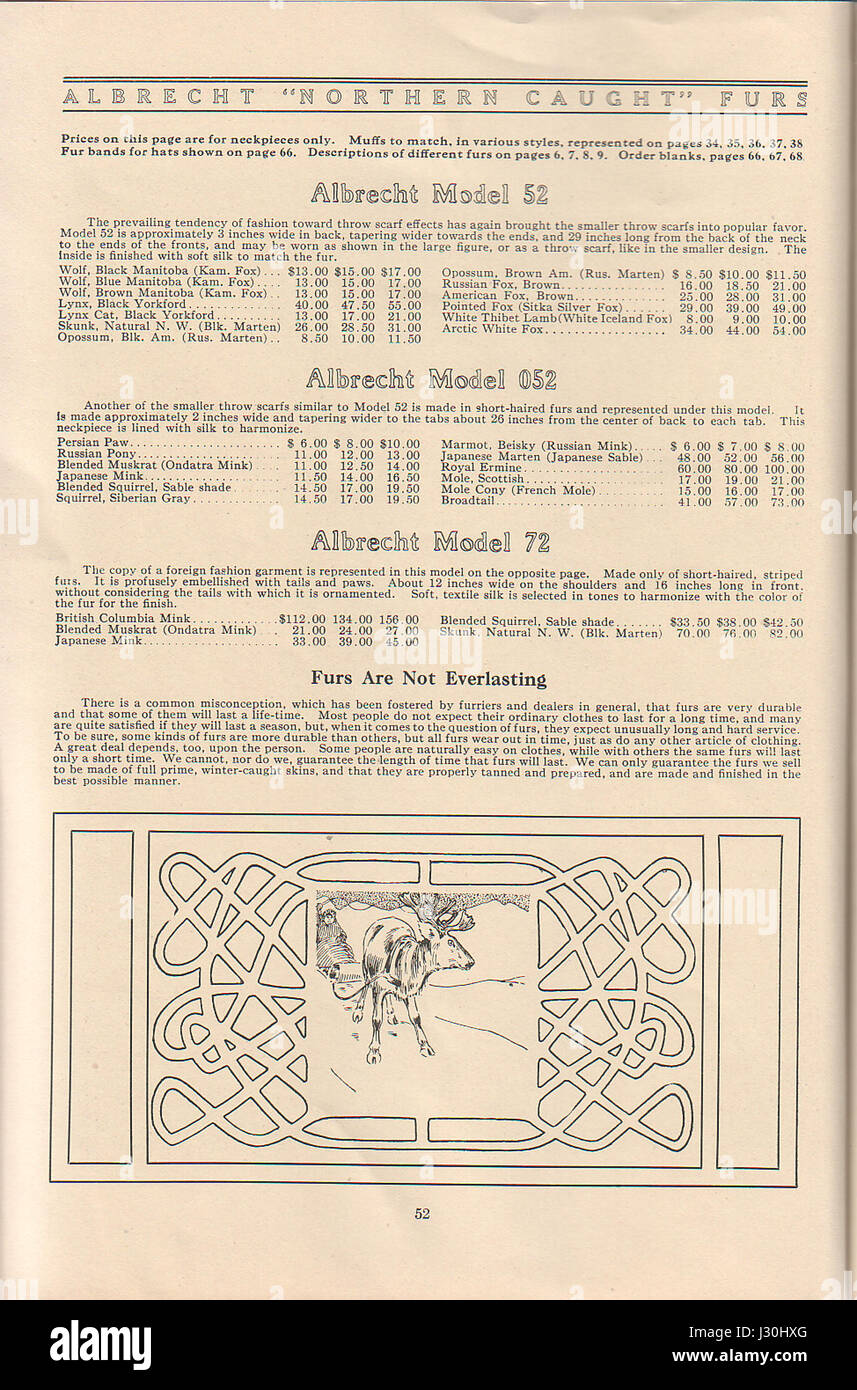 'Albrecht's Fur Facts & Fashion' from 1912-13 provides insights into ...
