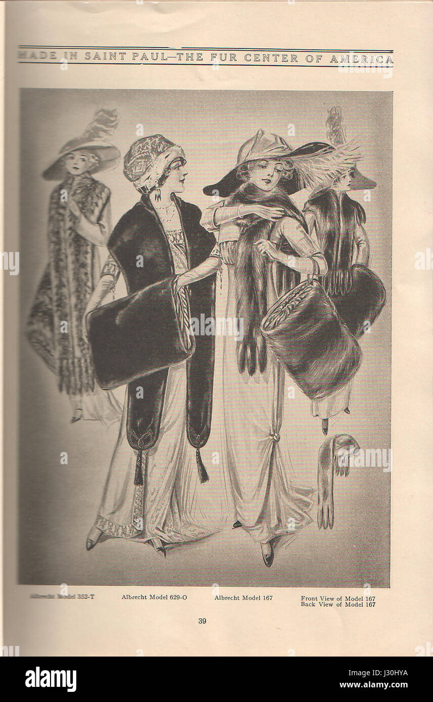 Albrecht's Fur Facts & Fashion 1912-13, Saint Paul, Minnesota -40 Stock ...