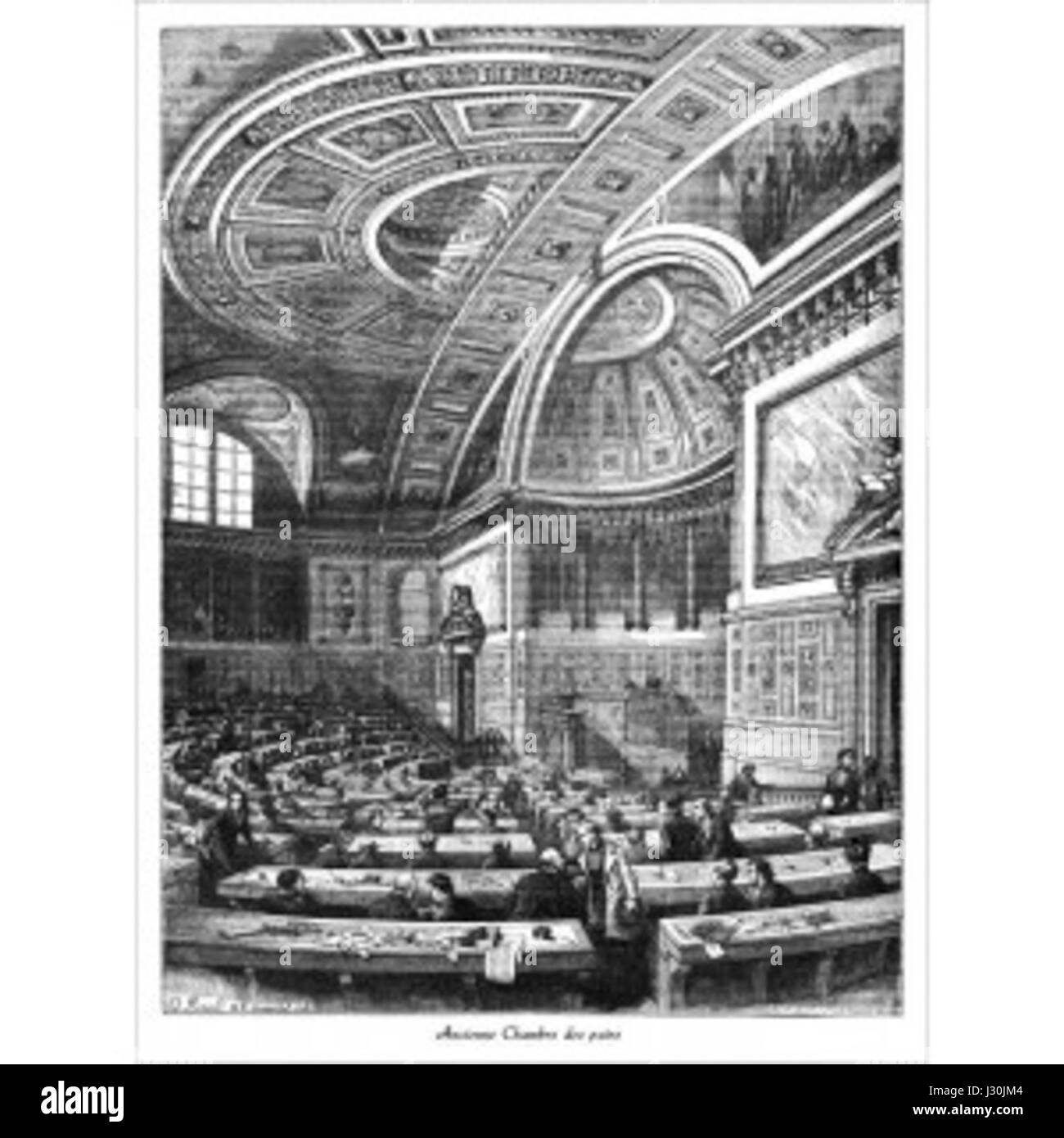 The Ancienne Chambre des Pairs was the former legislative chamber of ...