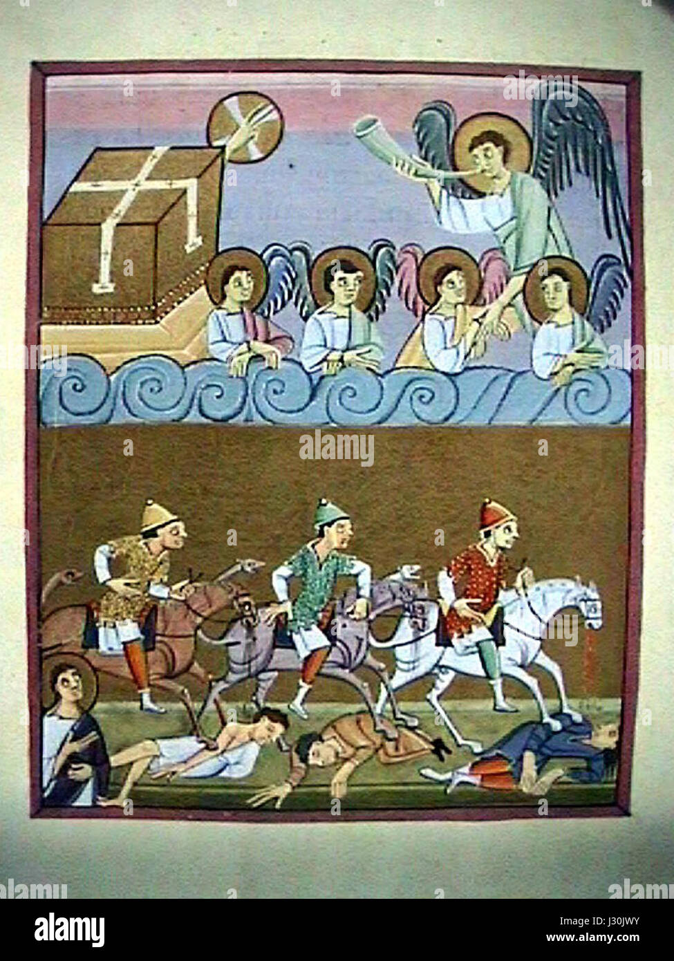 The *Bamberg Apocalypse* is a medieval illuminated manuscript that ...