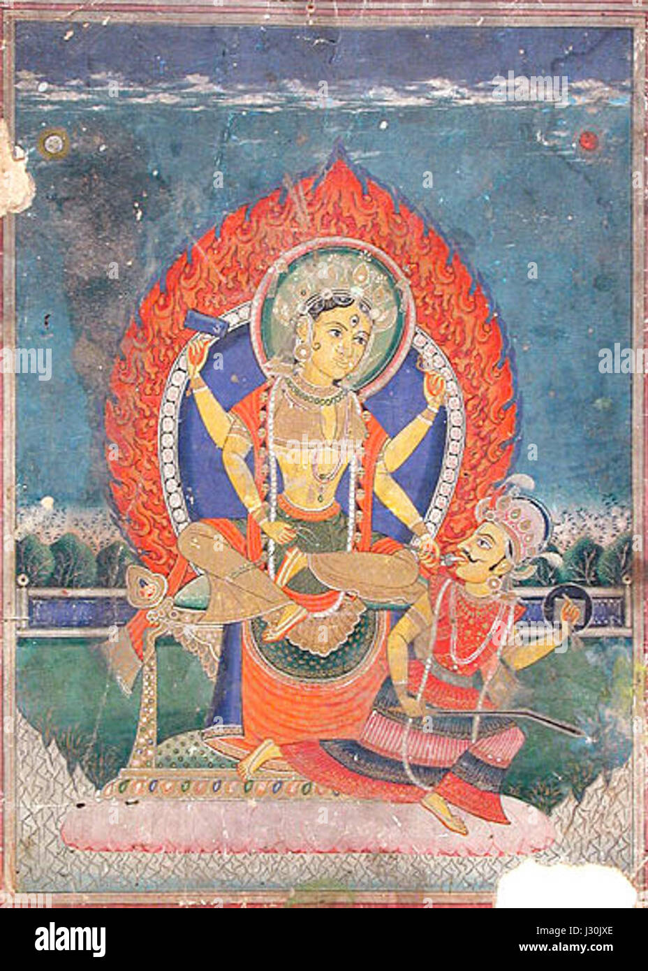 Bagalamukhi Matrika is a revered figure in Hinduism, often depicted as ...