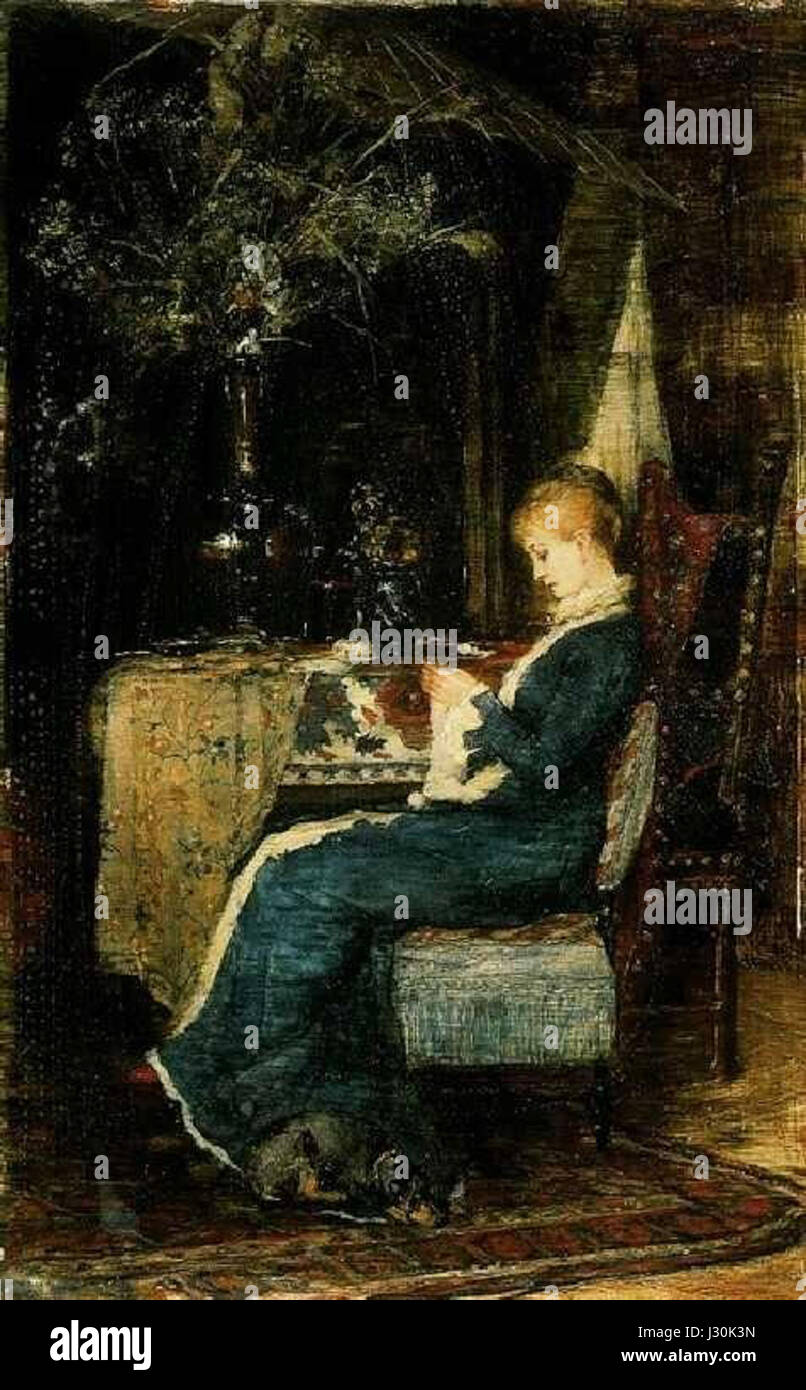 Baditz In a Paris Salon Stock Photo - Alamy