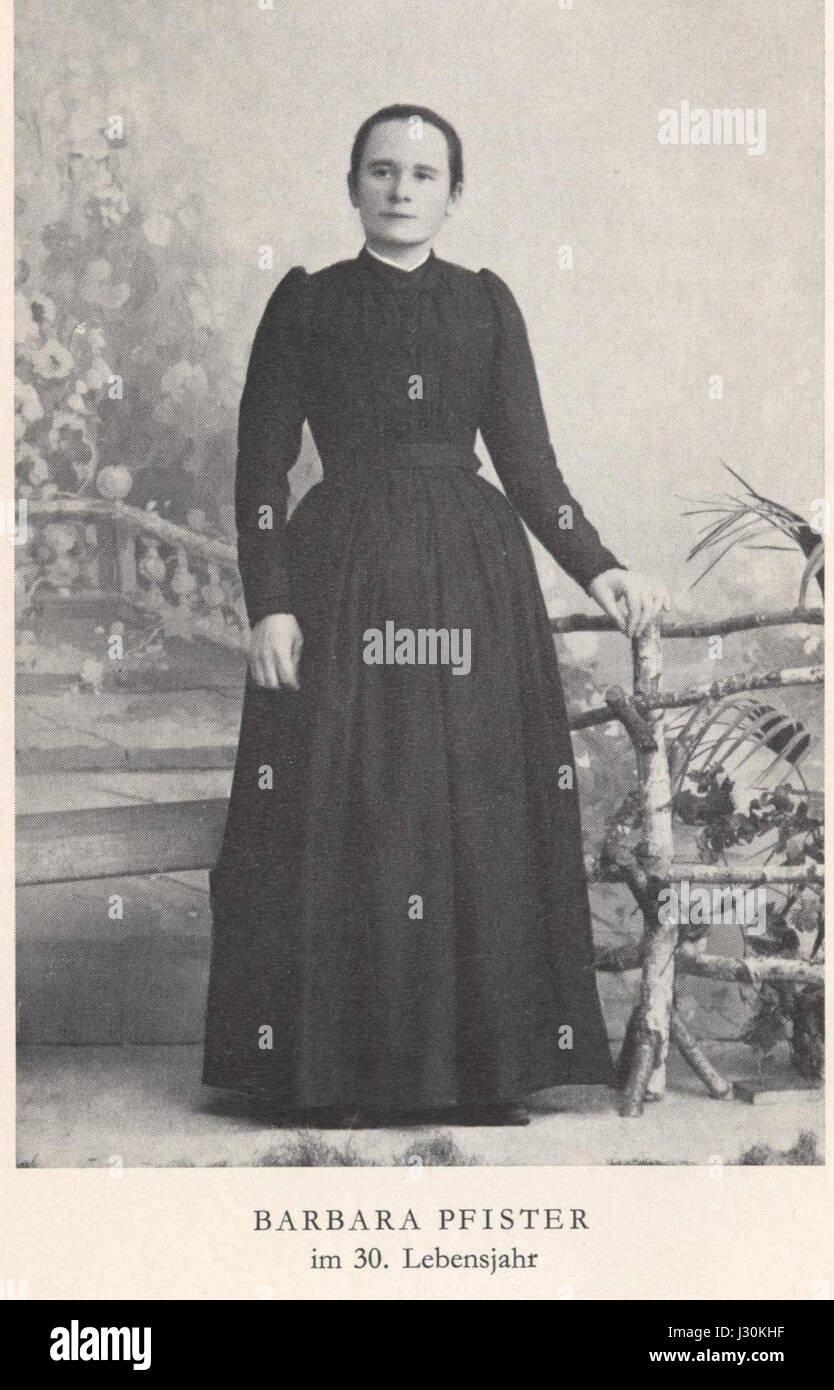 A photograph or portrait of Barbara Pfister, reflecting her identity or ...