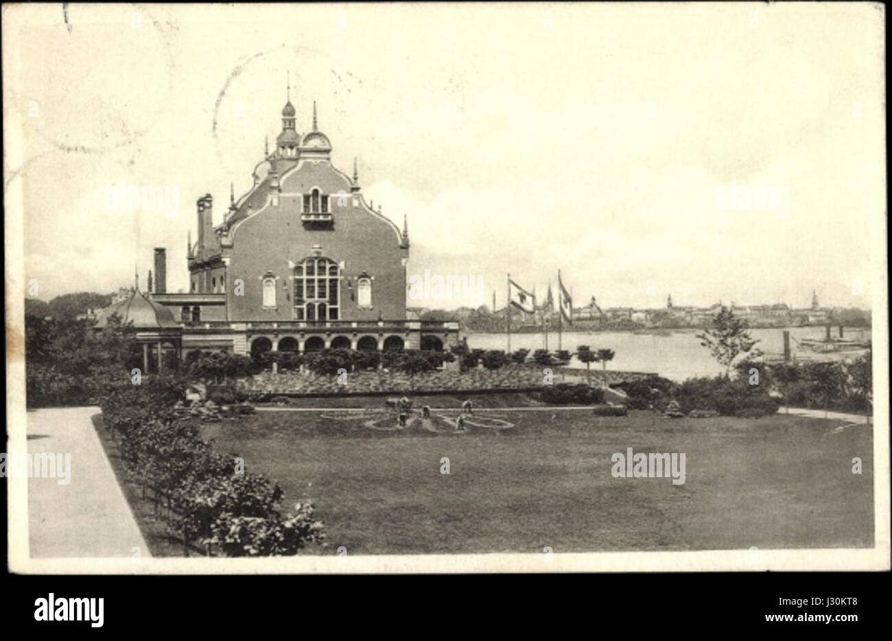 The Bonn Stadthalle in Gronau, Germany, built in the early 20th century ...