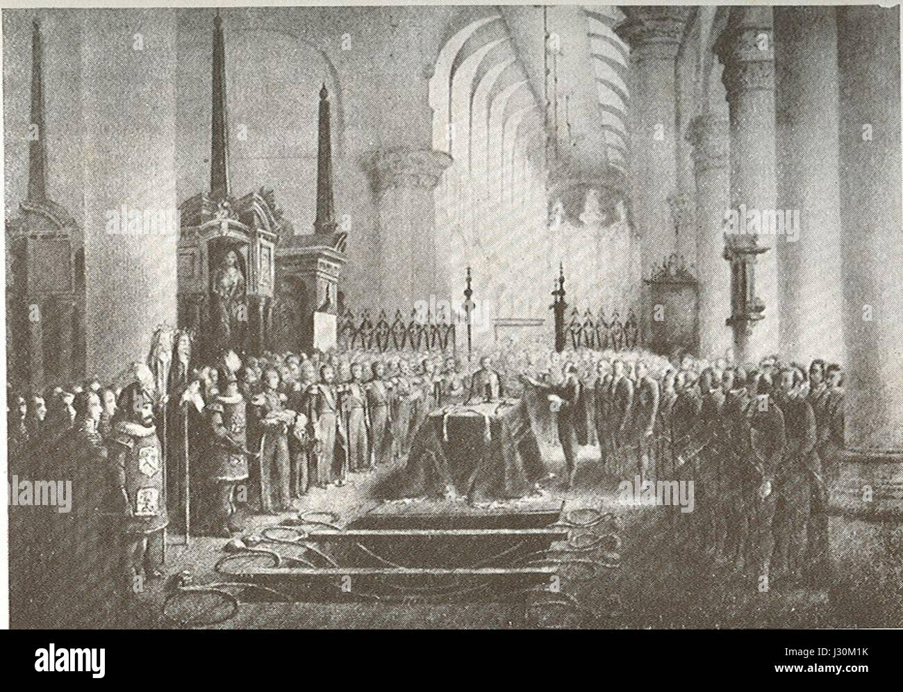 The funeral of Willem II, King of the Netherlands, took place on April ...